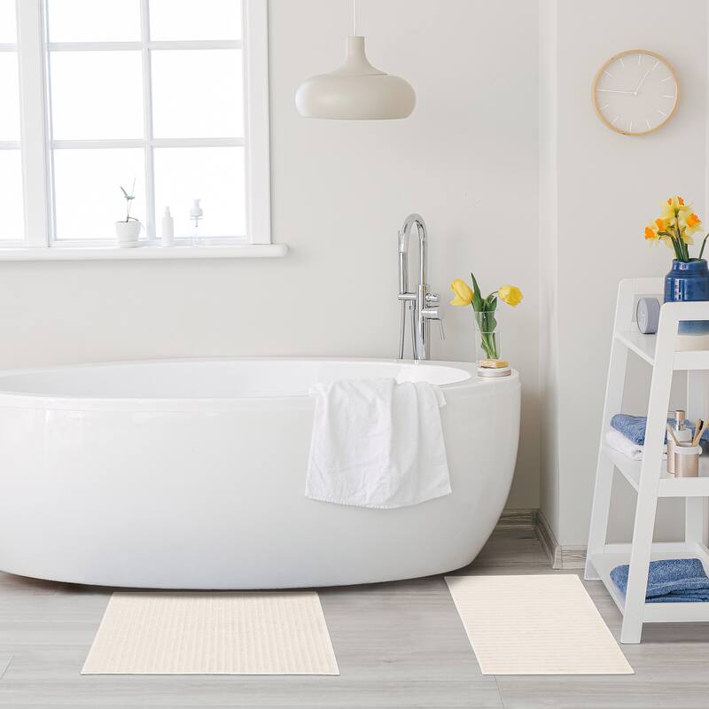 Superior Eco-Friendly Soft and Absorbent Bath Mat (set of 2) - On Sale ...