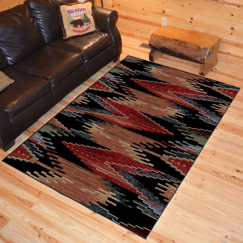 Hearthside Lodge Southwest Area Rug - Overstock - 33339434