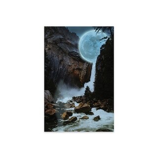 Moon Light Fall Print On Acrylic Glass by David Loblaw - Bed Bath ...