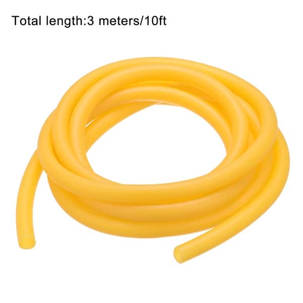 Natural Latex Rubber Tubing 10mm ID 14mm OD 10ft for Sports Fitness ...