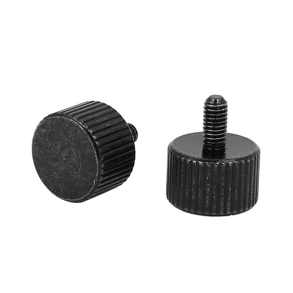 Computer PC Case Zinc Plated Flat Head Knurled Thumb Screw M3x6mm - Black - Bed Bath & Beyond ...