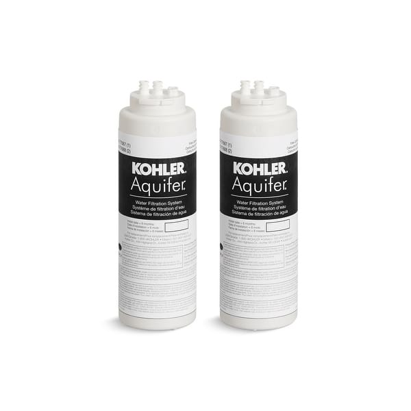 Kohler Aquifer® 2 Pack Replacement Filter Cartridges (K-77688-NA ...