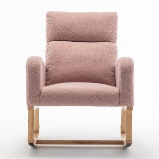 Modern Teddy Material Kids Glider Rocking Chair for Children - Bed Bath ...