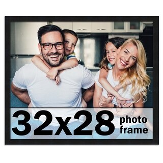 32x28 Frame Black Picture Frame - Complete Modern Photo Frame Includes ...