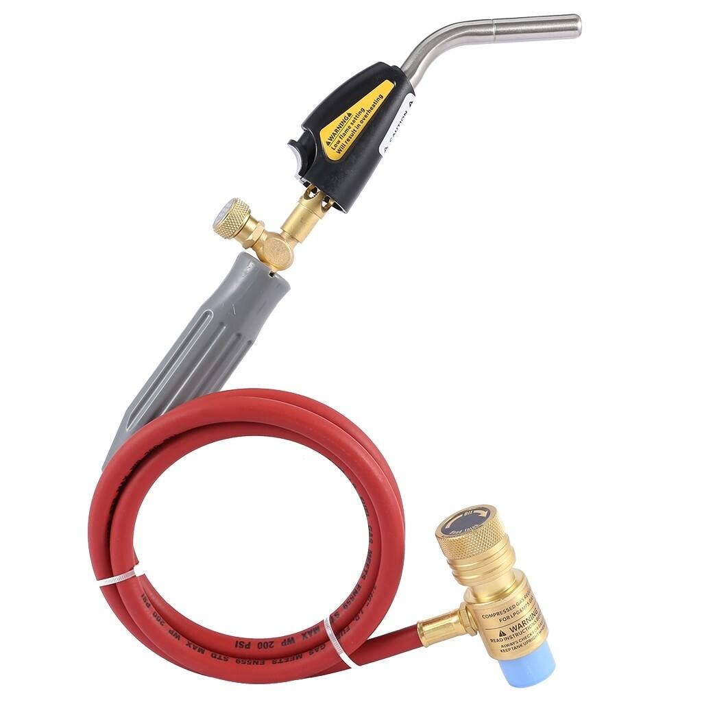 Self-Igniting Gas Welding Turbo Torch With 5' Hose MAPP MAP-pro Propane ...