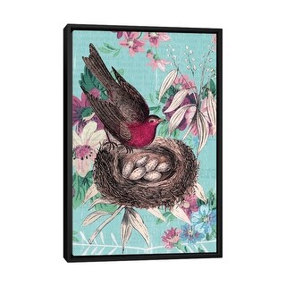 iCanvas "Bird Nest Collage" by Piddix Framed - Bed Bath & Beyond - 37114479