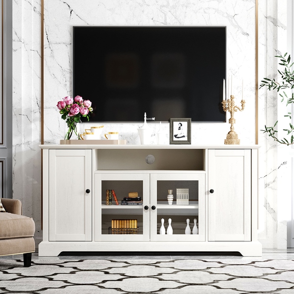 65 in glass tv stand store