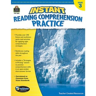 Teacher created resources instant reading gr 3 comprehension 3656 - Bed ...