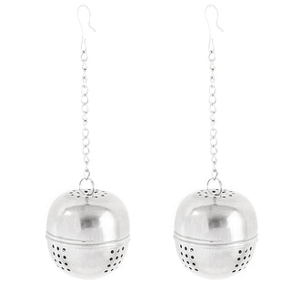 2pcs 4cm Dia Stainless Steel Ball Strainer Tea Leaf Spice Perfume ...