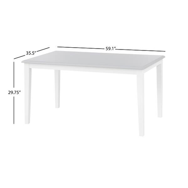 Simple Living Helena Dining Table - Grey - Bed Bath & Beyond - 10601749