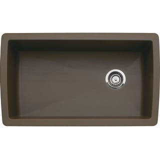 Blanco 441771 Diamond 33-1/2" Silgranit Granite Composite Undermount ...