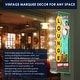 Metal LED Cocktail Lounge Every Nite Marquee Wall Sign - 23.75" x 9" x ...