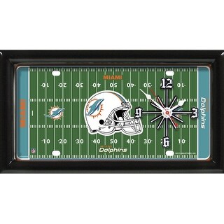 Miami Dolphins Field Clock - Bed Bath & Beyond - 39686264