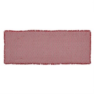 Table Runner Christmas Tannen Holiday Decor Vintage 13" x 36" Red - 13 ...