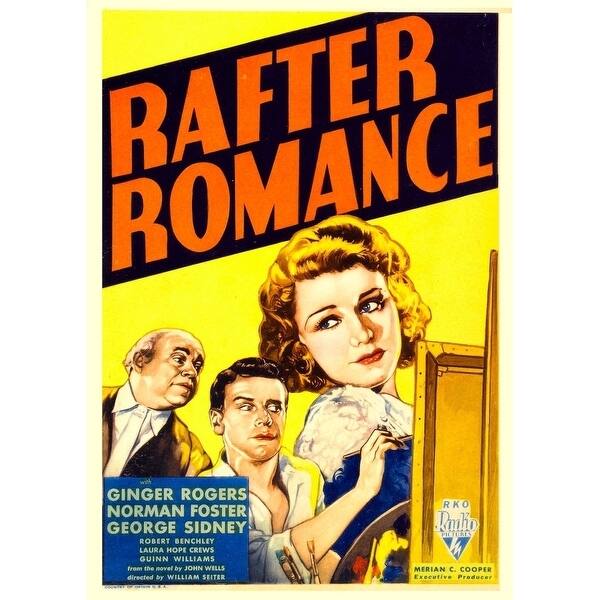 Rafter Romance From Left George Sidney Norman Foster Ginger Rogers On ...