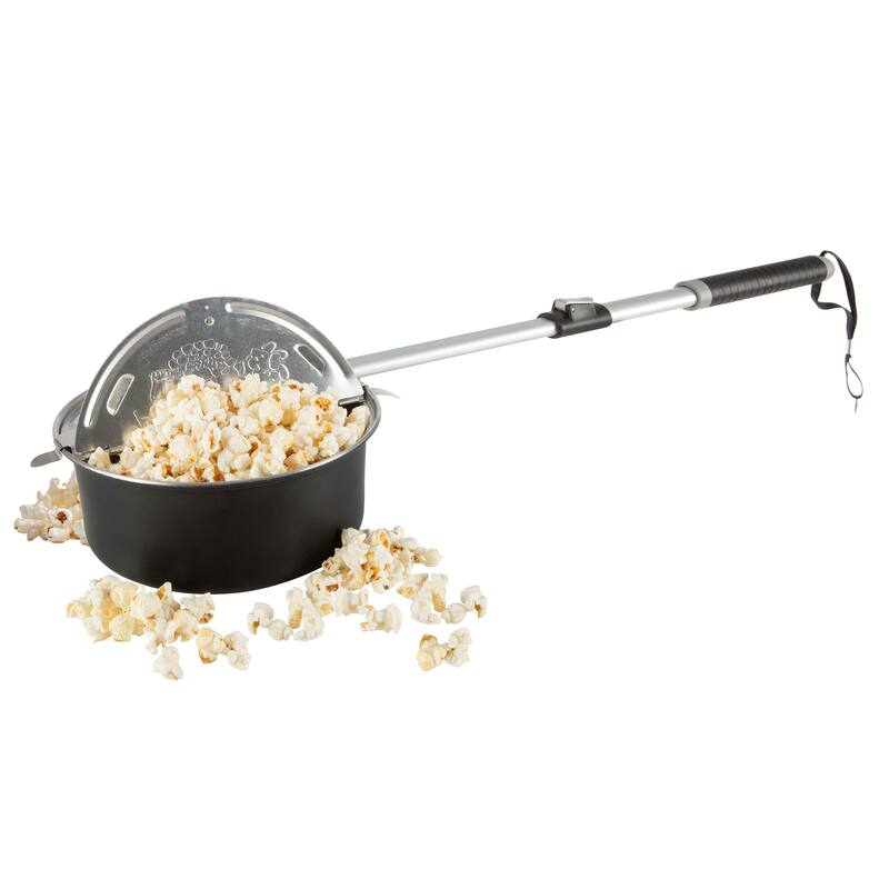 Great Northern Popcorn Campfire Popcorn Popper with Telescoping Handle ...