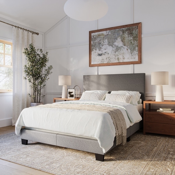 Nova Modern Full Double Bed Box Spring Required On Sale Bed Bath Beyond 39582395