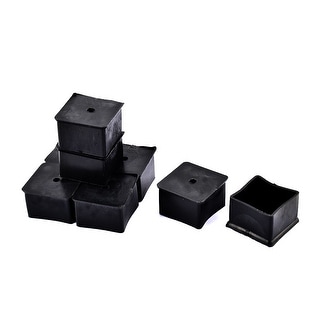 Furniture Table Chair Dia Square Rubber Foot Covers Guard Pads 7 PCS ...