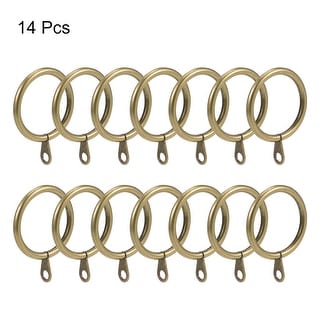 Curtain Ring Metal 32mm Inner Dia Drapery Ring for Curtain Rods 14Pcs ...