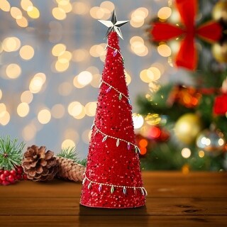 20" Sequin Tree With Star - Bed Bath & Beyond - 38248328