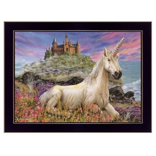 Royal Unicorn 1 Black Framed Print Wall Art - Bed Bath & Beyond - 39737006