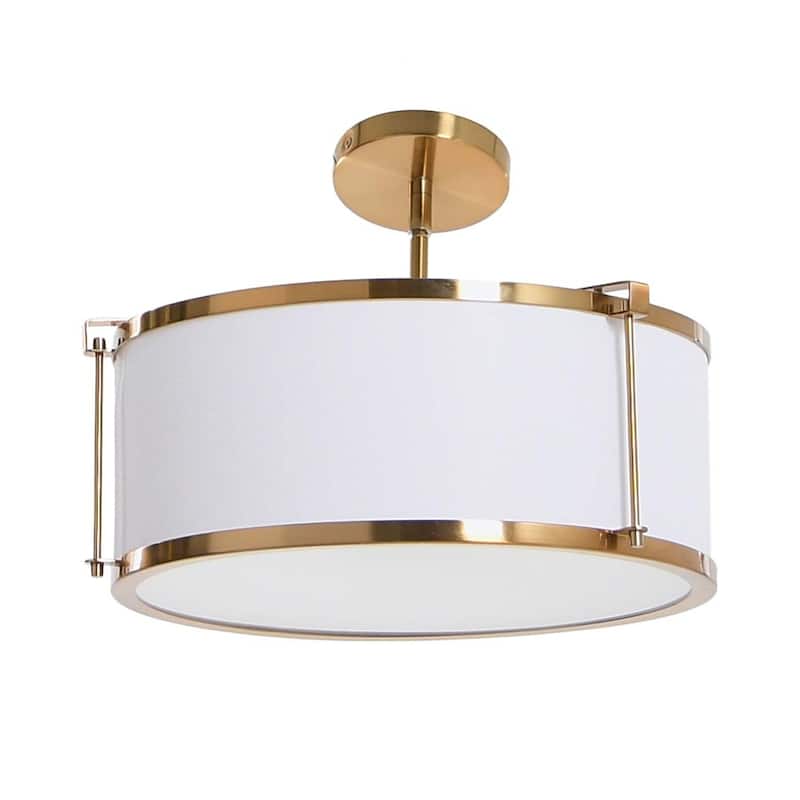 Robert Stevenson Lighting Harrison- Metal Ceiling Light with Shade - N ...