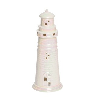 Traditional Lighthouse Figure Figurine - White - Bed Bath & Beyond ...