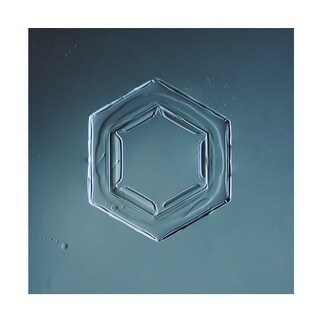 Print Collection 'Hexagonal Plate Snowflake 3' Canvas Art - Bed Bath ...