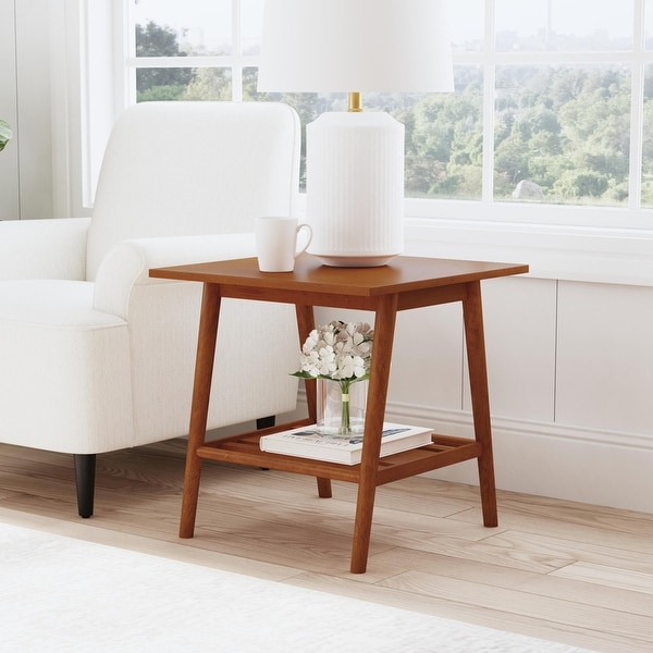 Meade End Table Brown Linon