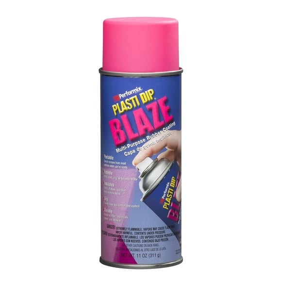 Performix 11223-6 Plasti-Dip Rubber Coating Spray, Blaze Pink, 11 Oz ...