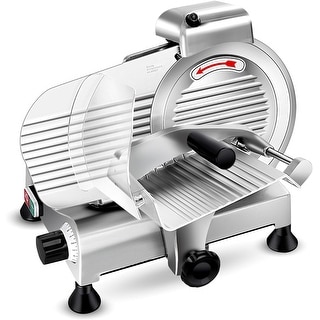 Electric Commercial Meat Slicer Steel 8.5" Blade Frozen Meat Slicer - 8 ...