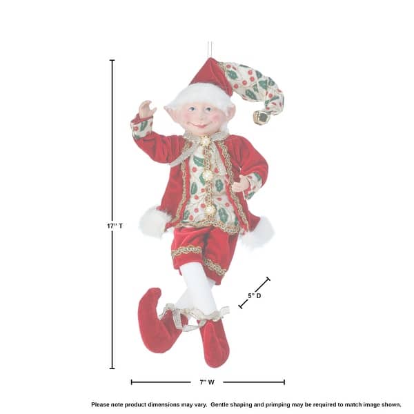 17" Fabric Bendable Elf - Bed Bath & Beyond - 38248384
