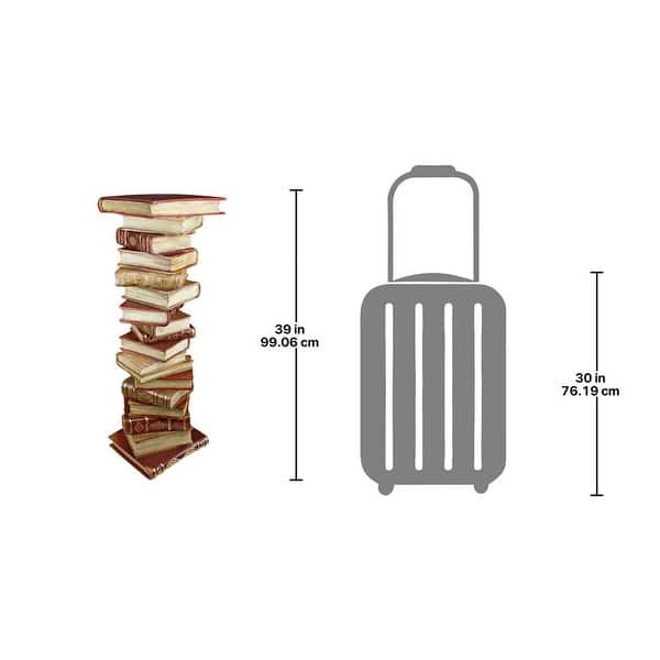 Design Toscano Power of Books Sculptural Pedestal Column - Bed Bath ...