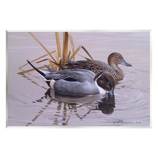 Stupell Ducks with Pond Ripples Wall Plaque Art Design by Rod Lawrence ...