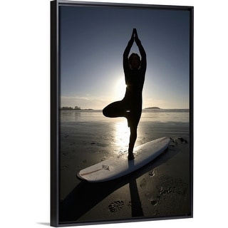 tree pose silhouette