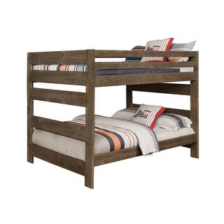 Wrangle Hill Gun Smoke Wood Full Over Full Bunk Bed - Bed Bath & Beyond ...
