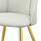 White and Gold Tight Back Side Chairs (Set of 2) - Bed Bath & Beyond ...