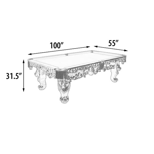 Monarch Oak Pool Table Professional Size (KIT) - Bed Bath & Beyond ...
