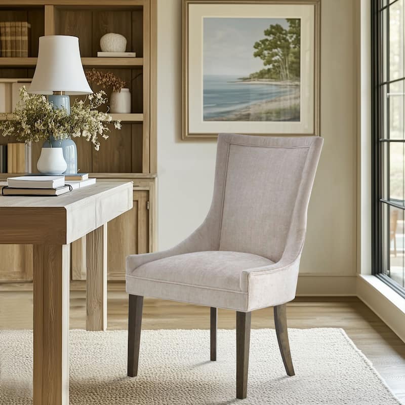 Madison Park Signature Ultra Upholstered Dining Side Chairs With Wood ...