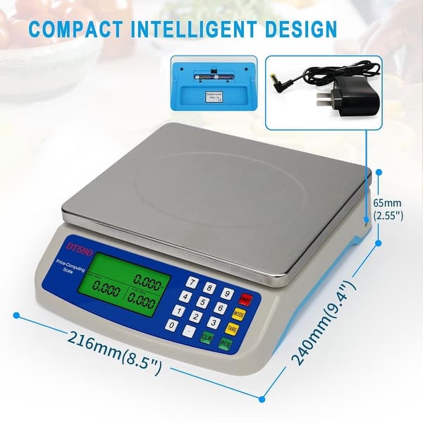 Large Digital Kitchen Scale 30KG Commercial Food Scale - Bed Bath ...