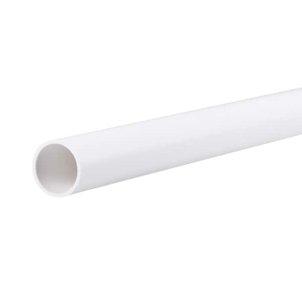 PVC Pipe Round Rigid Plastic Tube 13mm ID 15mm OD 500mm White - Bed ...