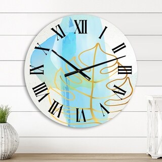 Designart 'Minimalistic Trendy Abstracts With Vibrant Organic Shapes V ...