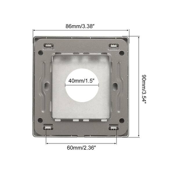 Grommet Wall Plate PC Decoration Wall Panel with 1.5 Inch Cable Through ...