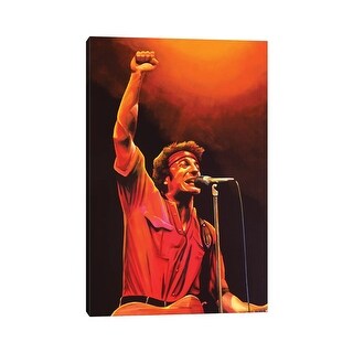 iCanvas "Bruce Springsteen" by Paul Meijering Canvas Print - Bed Bath ...