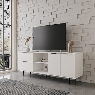 Entertainment Centers for Living Room Bedroom Wood TV Bench Table TV ...
