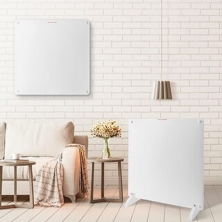 400-Watt Ceramic Wall Mounted/Freestanding Heater Panel with Overheat ...