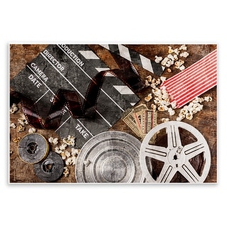 Stupell Movie Theater Still Life Wall Plaque Art Design By Kim Allen ...