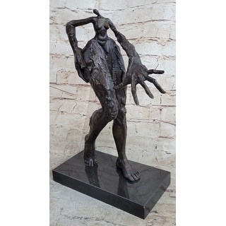 Proportionally Exaggerated Surreal Abstract Bronze Female Figure ...