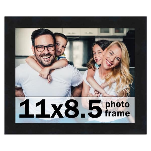 11x8.5 Frame Black Picture Frame - Complete Modern Photo Frame - Bed ...
