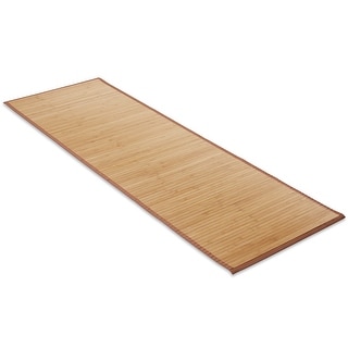 Bamboo Floor Mat, 72" x 24" Non-Slip Runner Rug for Kitchen, Hallway ...